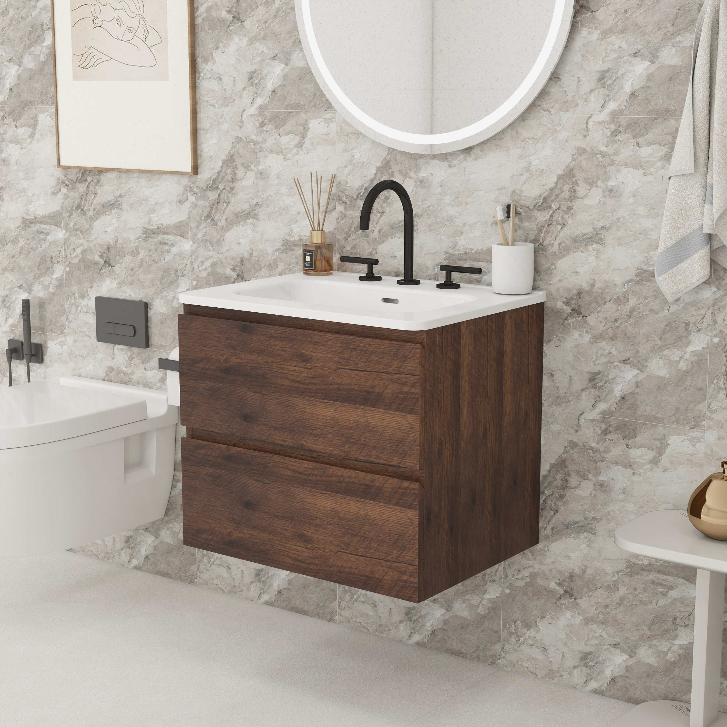 Ebern Designs High-end Modern Bathroom Vanity Designs - Wayfair Canada