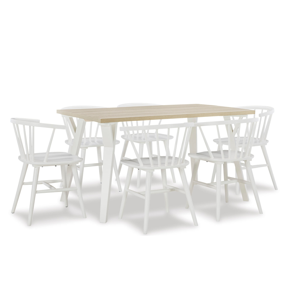 Gracie Oaks Rinco - Person Windsor Dining Set | Wayfair