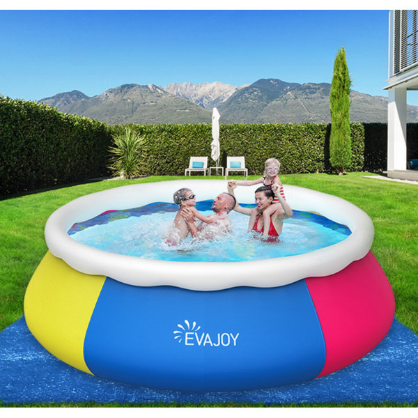 Mason&Mia 3 ft x 15 ft PVC Inflatable Pool | Wayfair