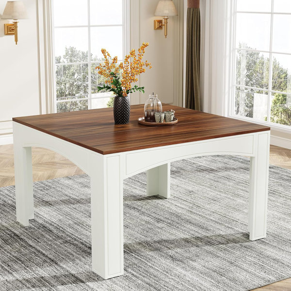 Gracie Oaks 39.4‘’ Farmhouse Square Dining Table For 4 & Reviews | Wayfair