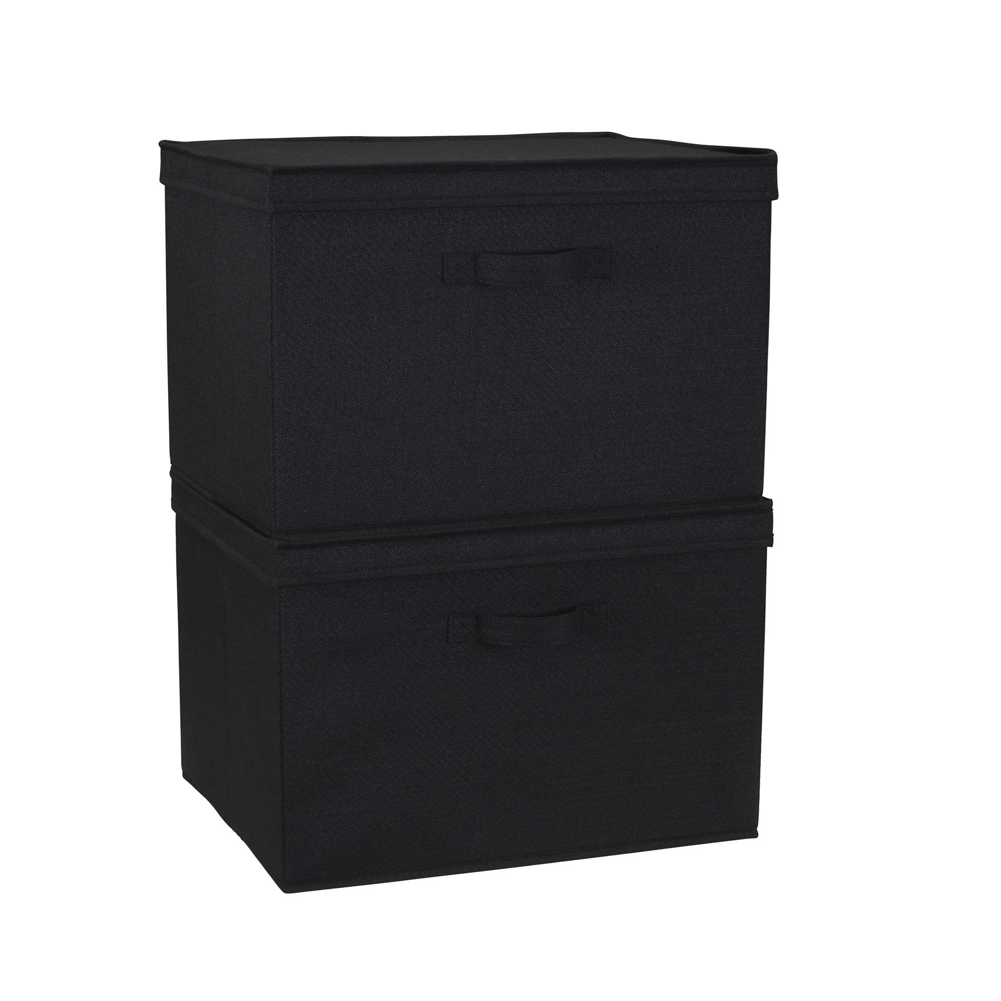 Household Essentials Wide Storage Box Wide Storage Box Fabric Box ...