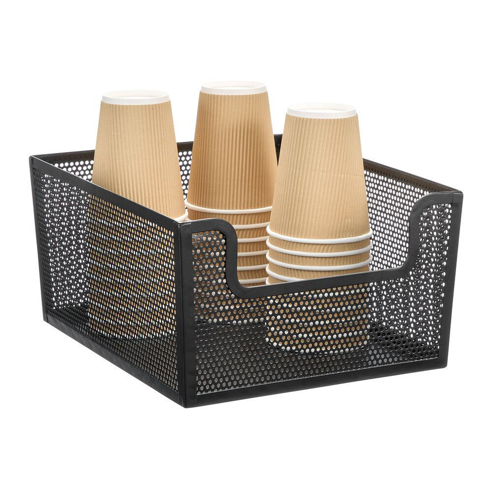 iDesign 12 x 10 x 6 Perforated Frame Dip Front Basket | Wayfair