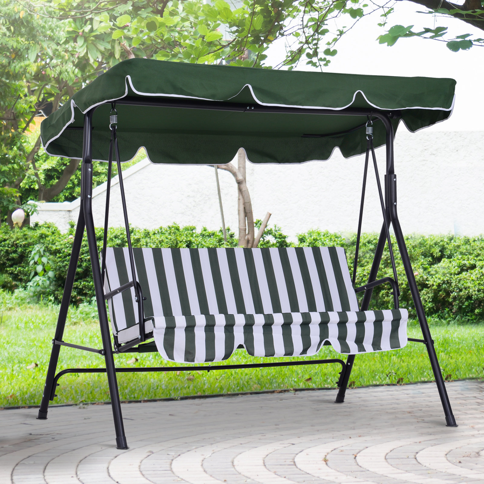 Arlmont & Co. Ganell Porch Swing with Stand - Wayfair Canada