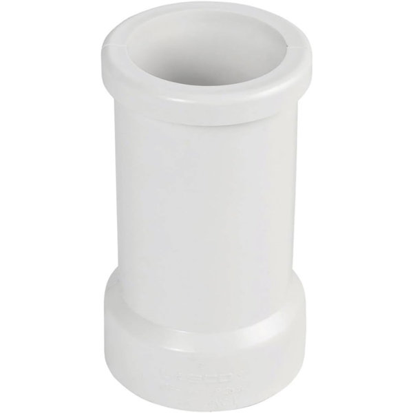 Supply Giant 3 in. White PVC DWV Hub Adapter, Cast Iron Hub x DWV ...