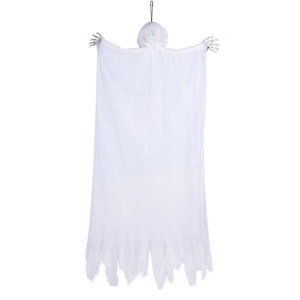 The Holiday Aisle® Skeleton Prop Hanging Chained Prisoner Lighted Eyes ...