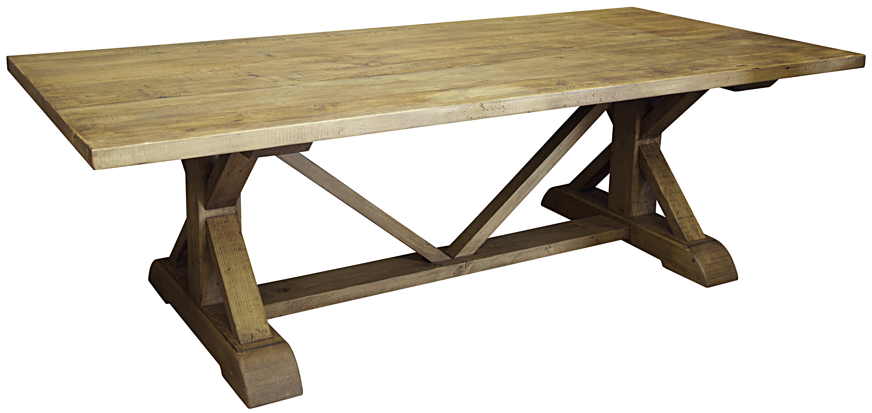 CFC Reclaimed Lumber X-Dining Table | Wayfair