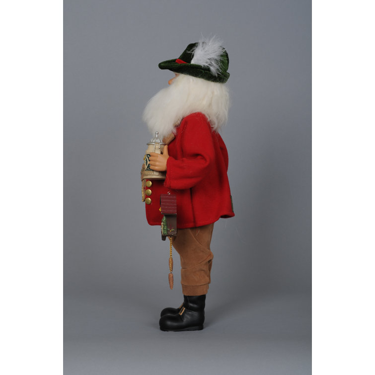Karen Didion Christmas German Santa Figurine & Reviews | Wayfair