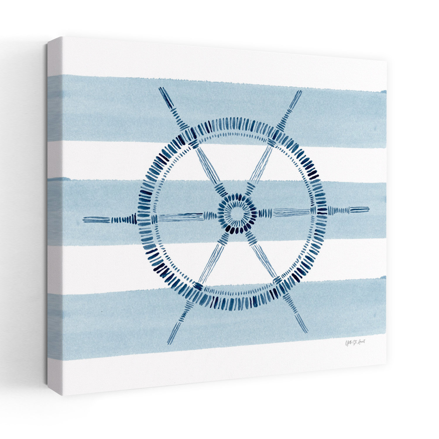 Longshore Tides Nautical Ship Wheel Coastal Art | Wayfair