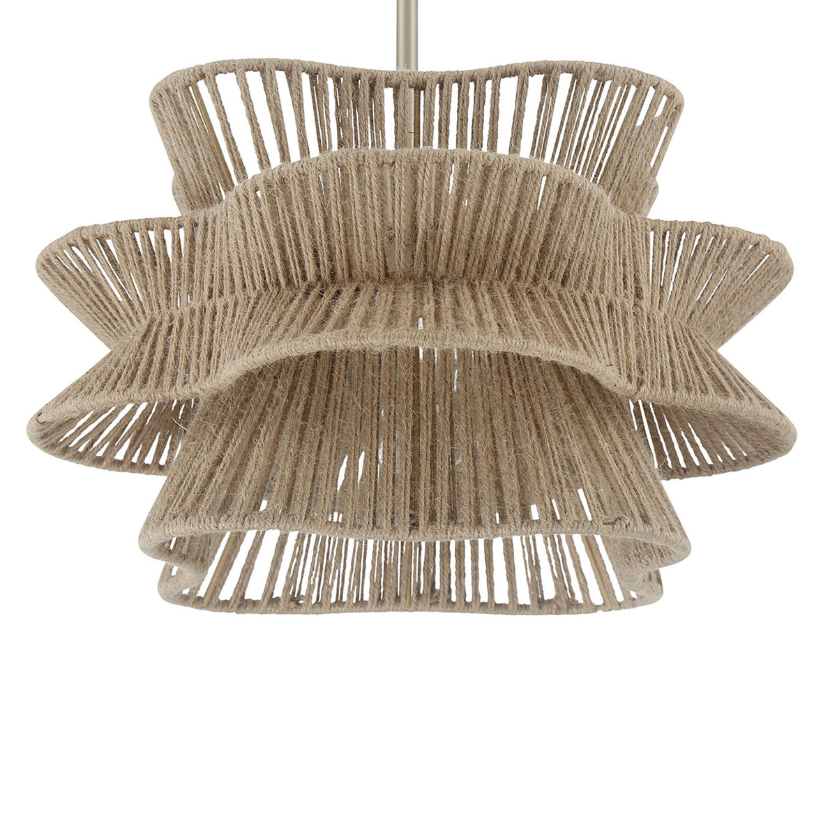Joss & Main Towne 1 - Light Dimmable Woven Rope Pendant & Reviews ...