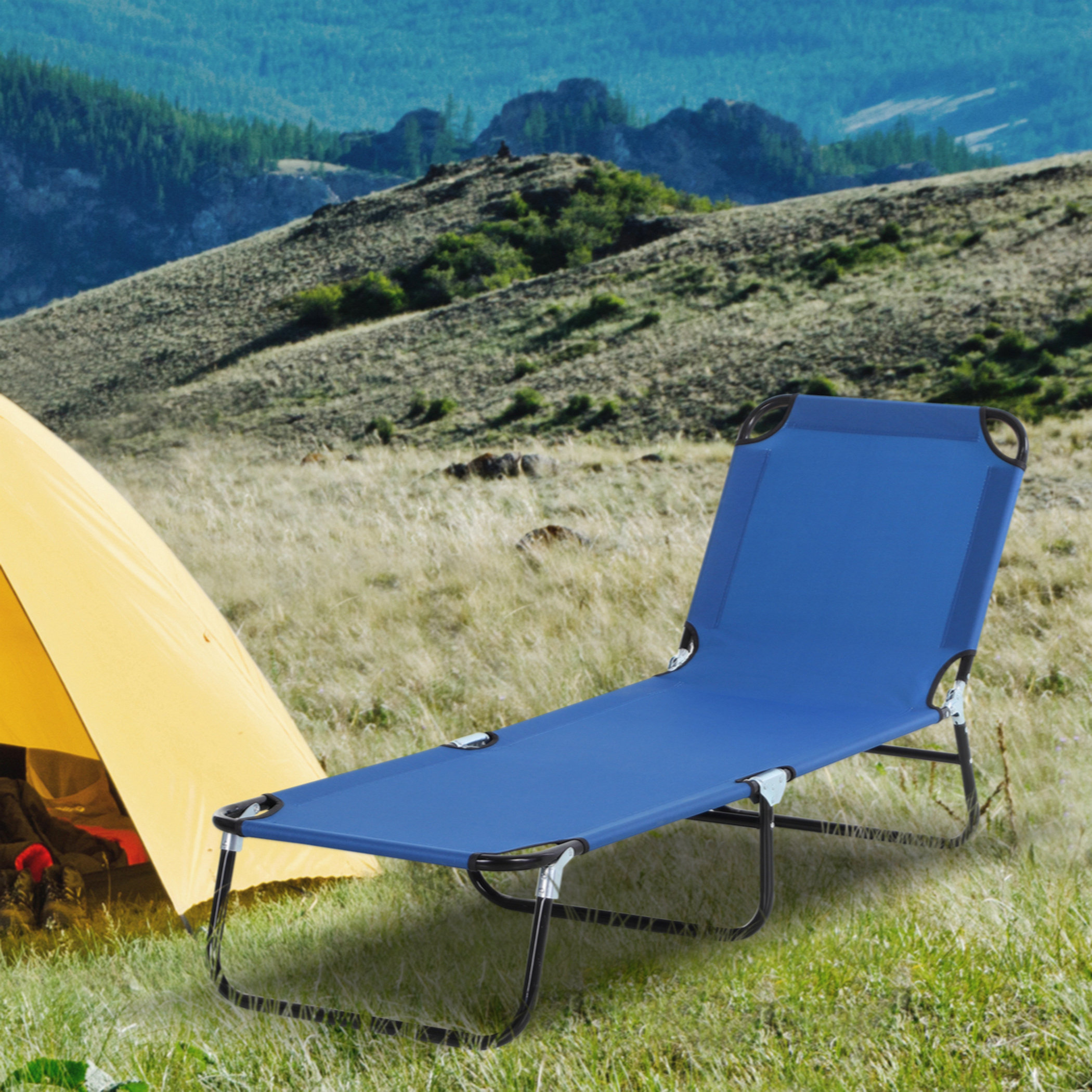 Ebern Designs Wilhide Steel Outdoor Lounge Chair | Wayfair