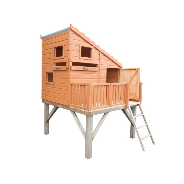 Shire Sheds Command Post and Platform Playhouse | Wayfair.co.uk