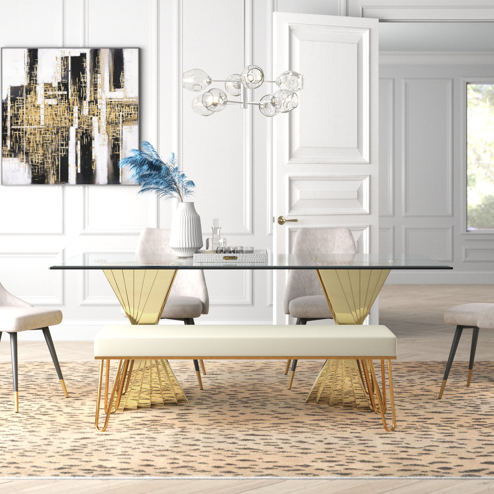 Willa Arlo™ Interiors Ammerman Dining Table & Reviews | Wayfair