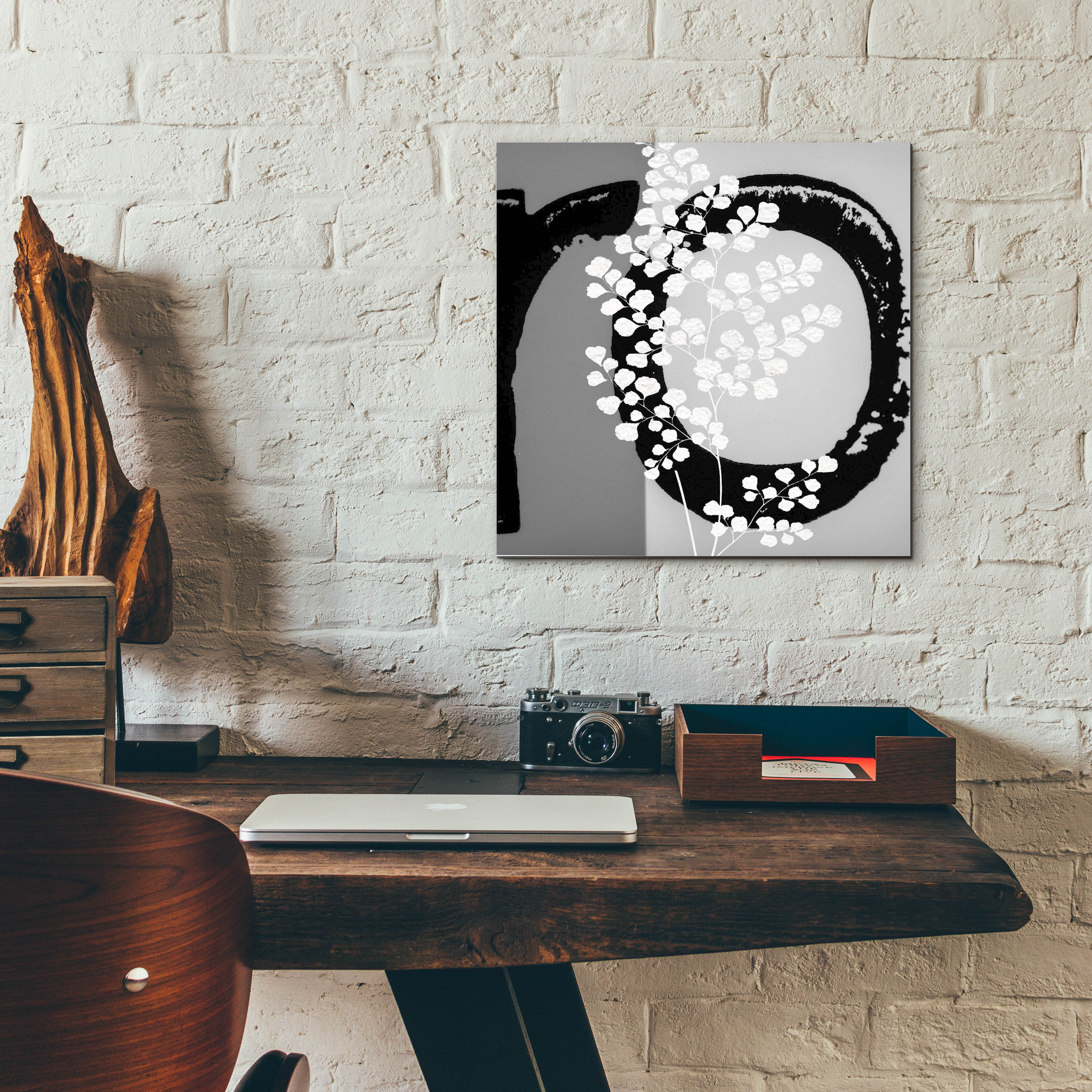 Winston Porter 'Chalk Leaf 2' by Karen Smith, Acrylic Glass Wall Art ...