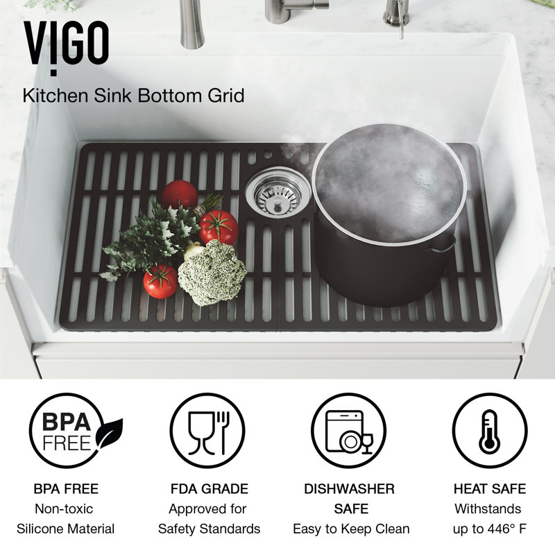 VIGO Silicone Grid Sink Grid & Reviews | Wayfair