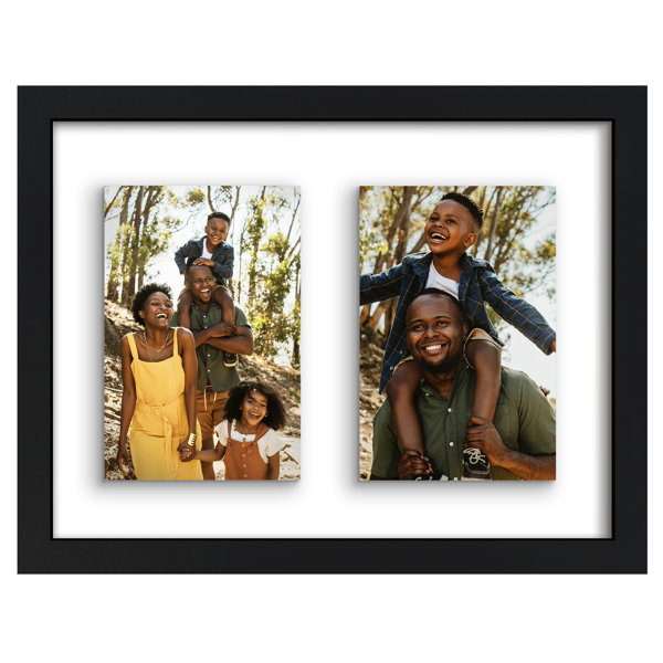 Latitude Run® Olivero Floating Collage Frame - Display Two Photos| Wayfair
