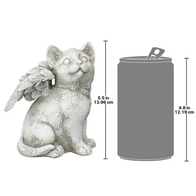 Design Toscano Cat Pet Memorials Loving Friend Statue & Reviews | Wayfair