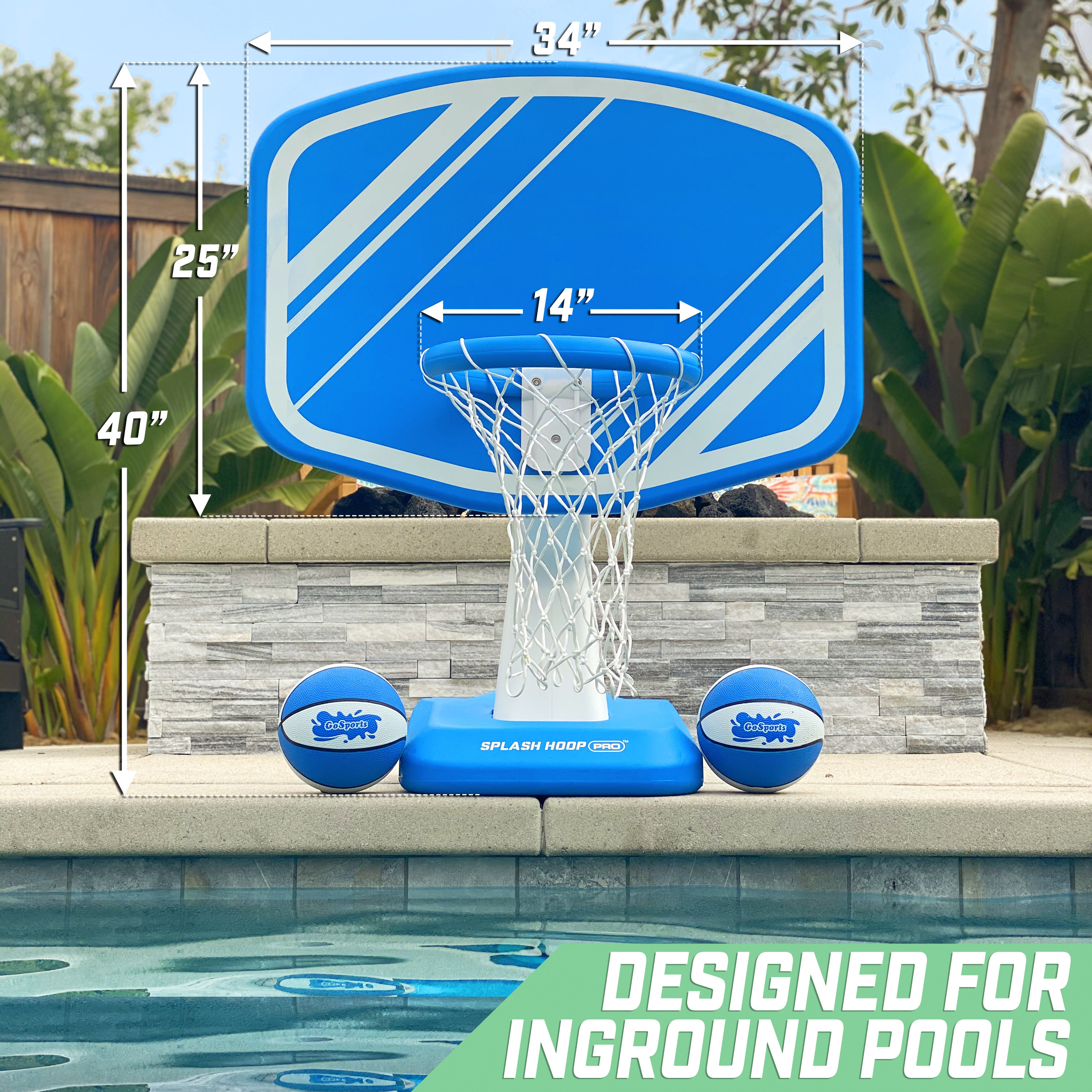 GoSports Splash Hoop Pro Pool Basketball Game Set & Reviews | Wayfair
