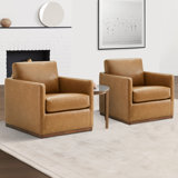 Arm Swivel Accent Chairs You'll Love | Wayfair