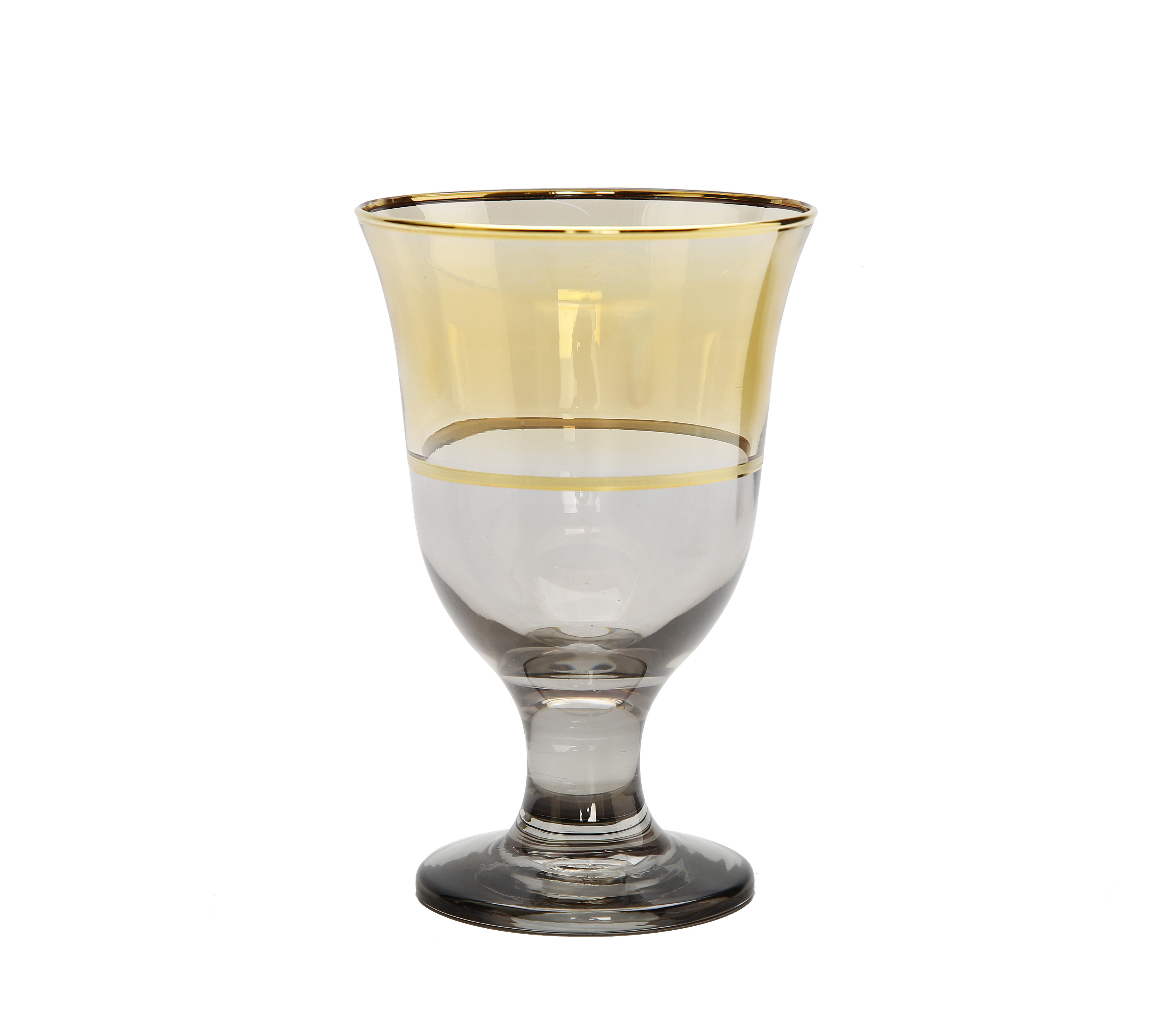 Classic Touch 6 Piece 8 oz. Glass Goblet Set | Wayfair