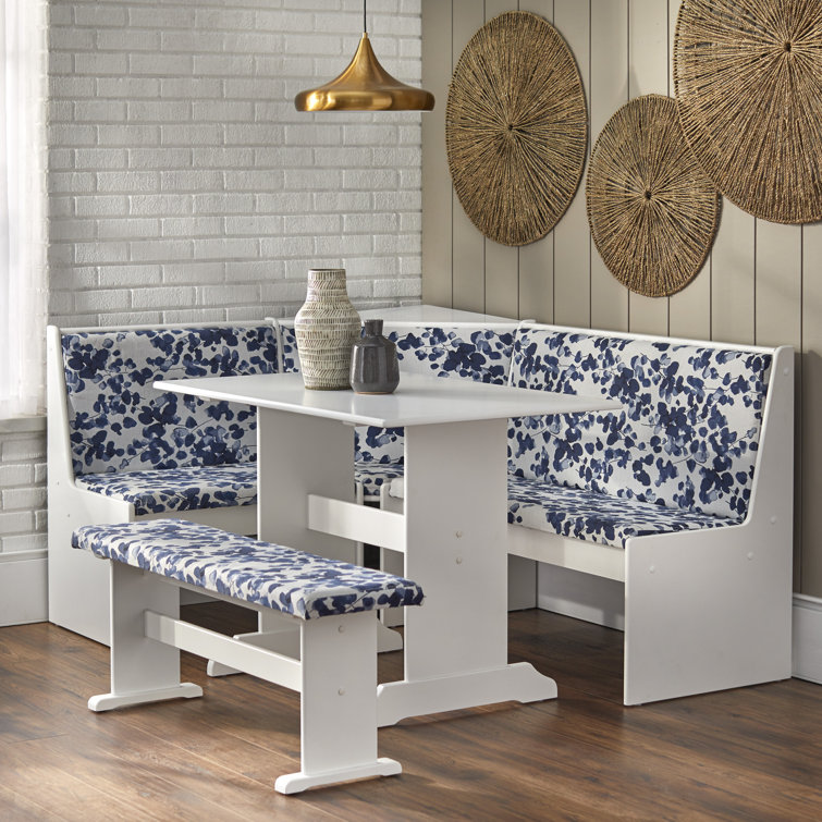 Gracie Oaks Hollenberg 5 - Piece Solid Wood Trestle Dining Set ...