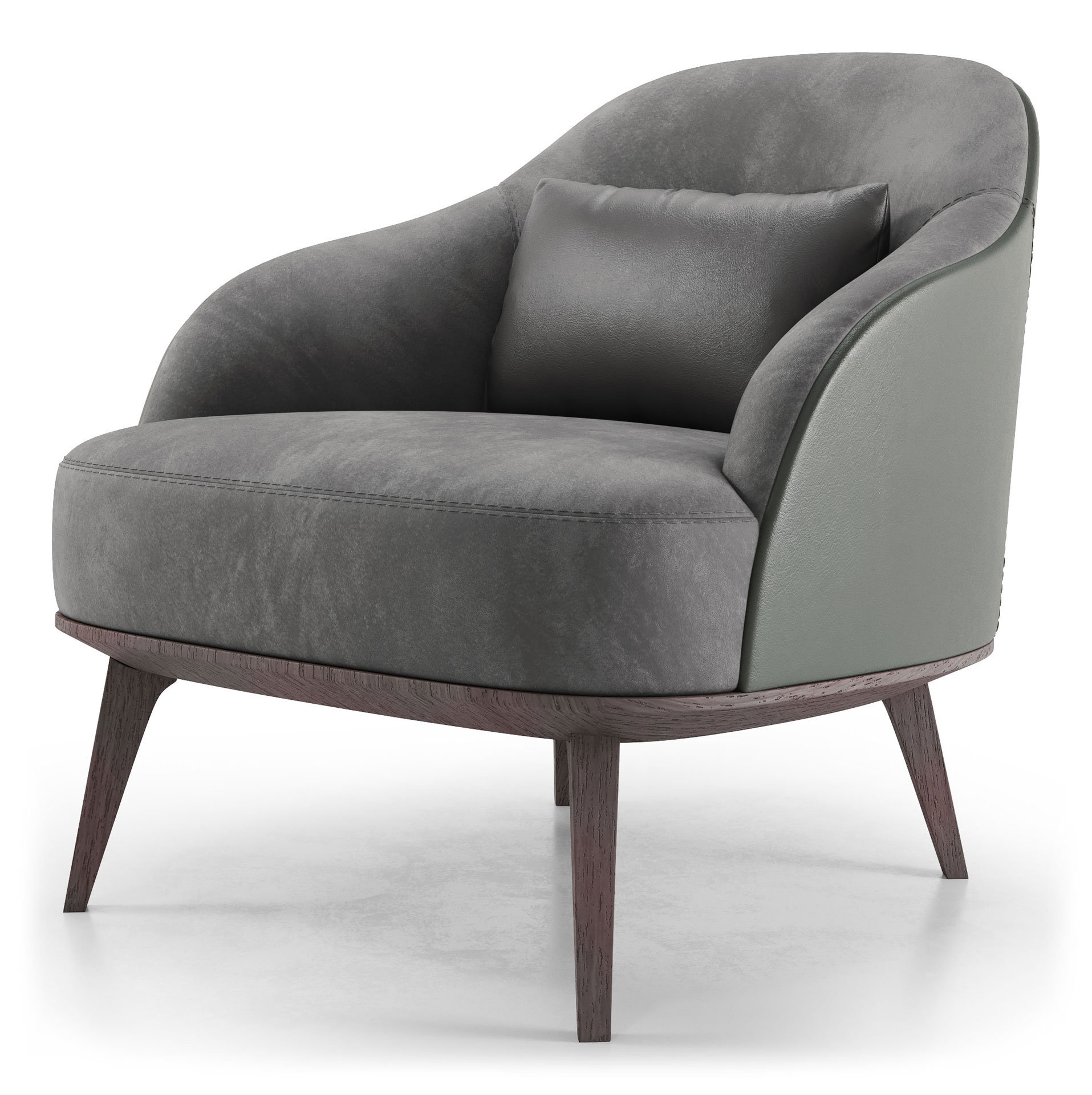 Modloft Cliff 29" W Velvet Lounge Chair | Wayfair