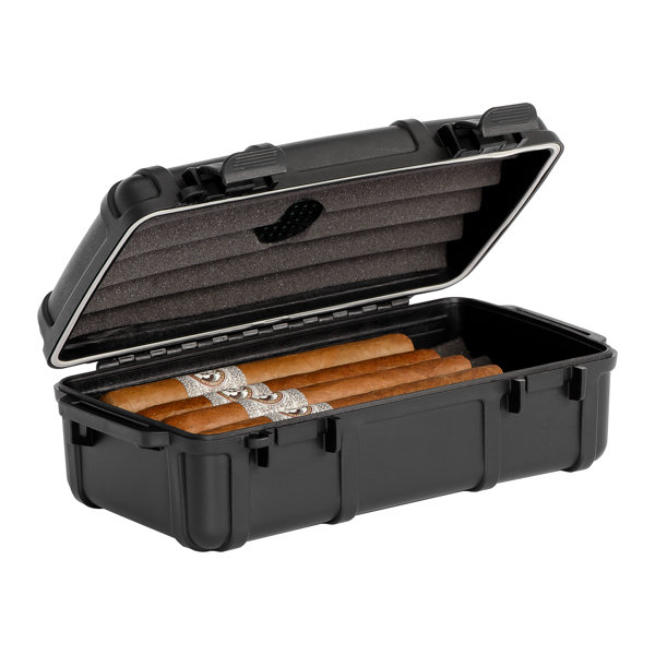 Cigar Caddy 3240 Travel Cigar Humidor, Holds 10 Cigars, Waterproof ...