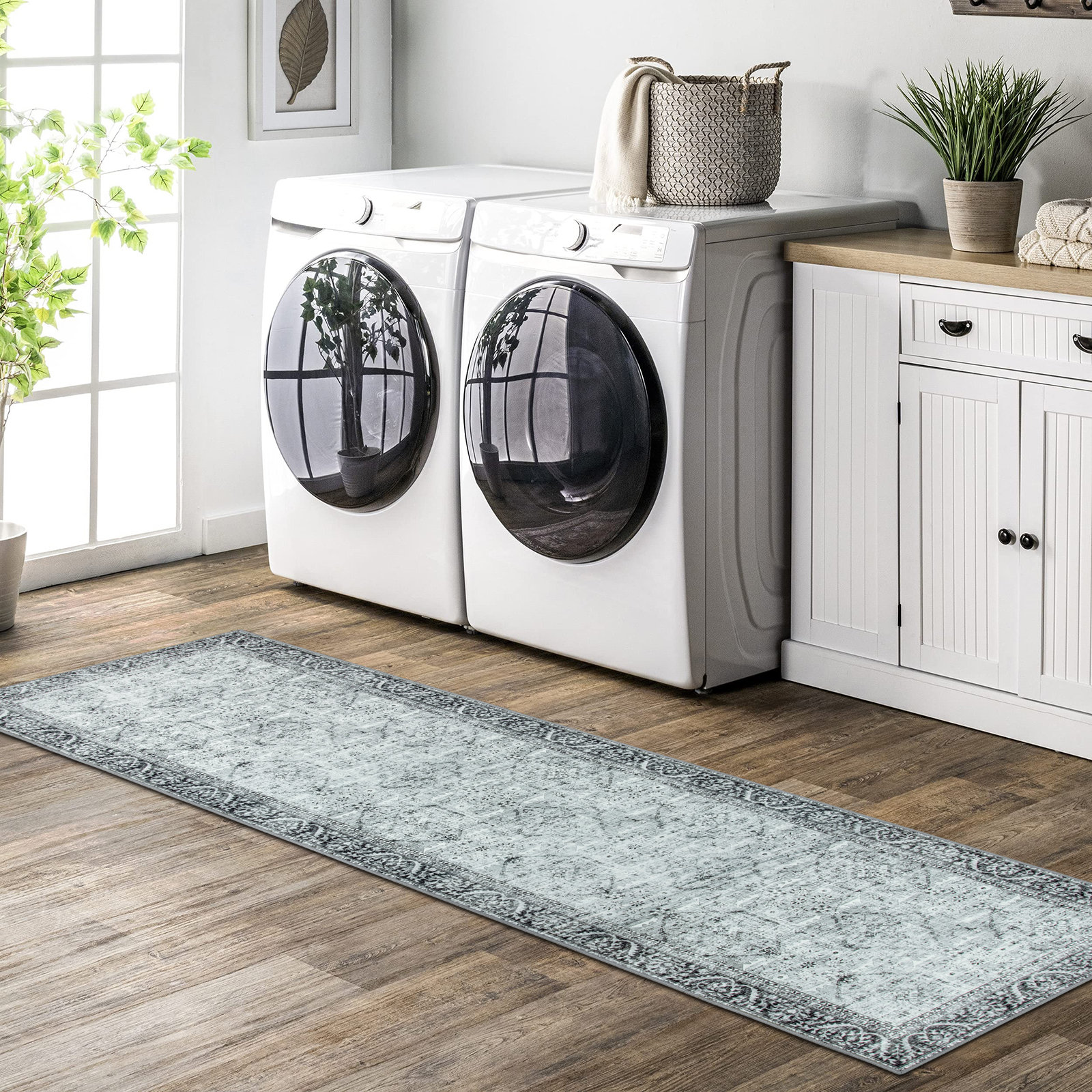 Lark Manor™ Vintage Rug Runners for Hallways Non Slip Kitchen Runner ...