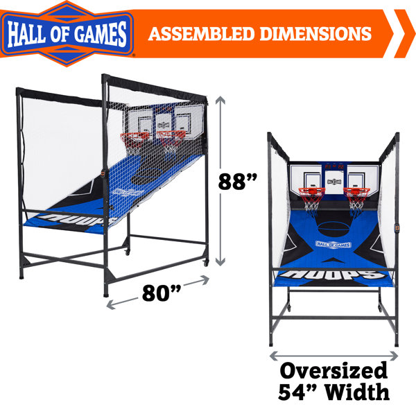 Hall of Games Premium Basketball Arcade Game & Reviews | Wayfair