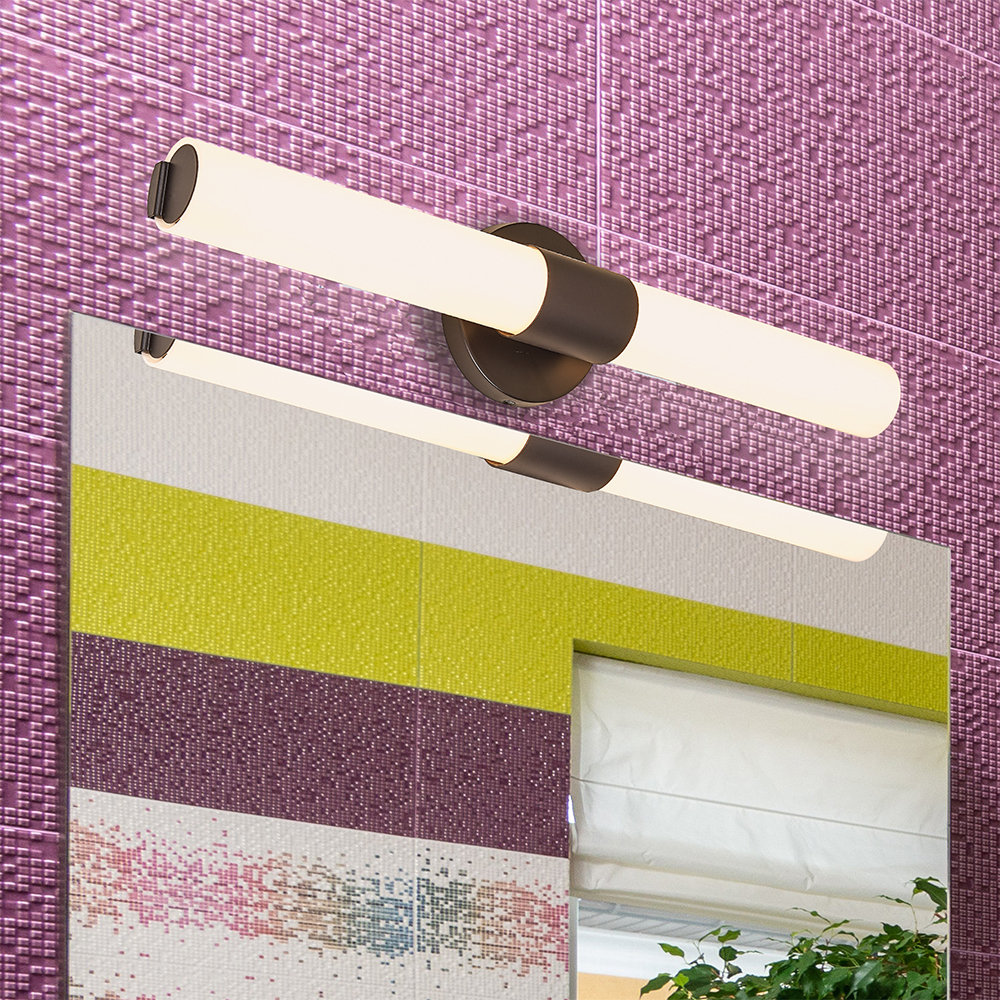 Wrought Studio™ Cylinder LED Bathroom & Vanity Light Mount With ...