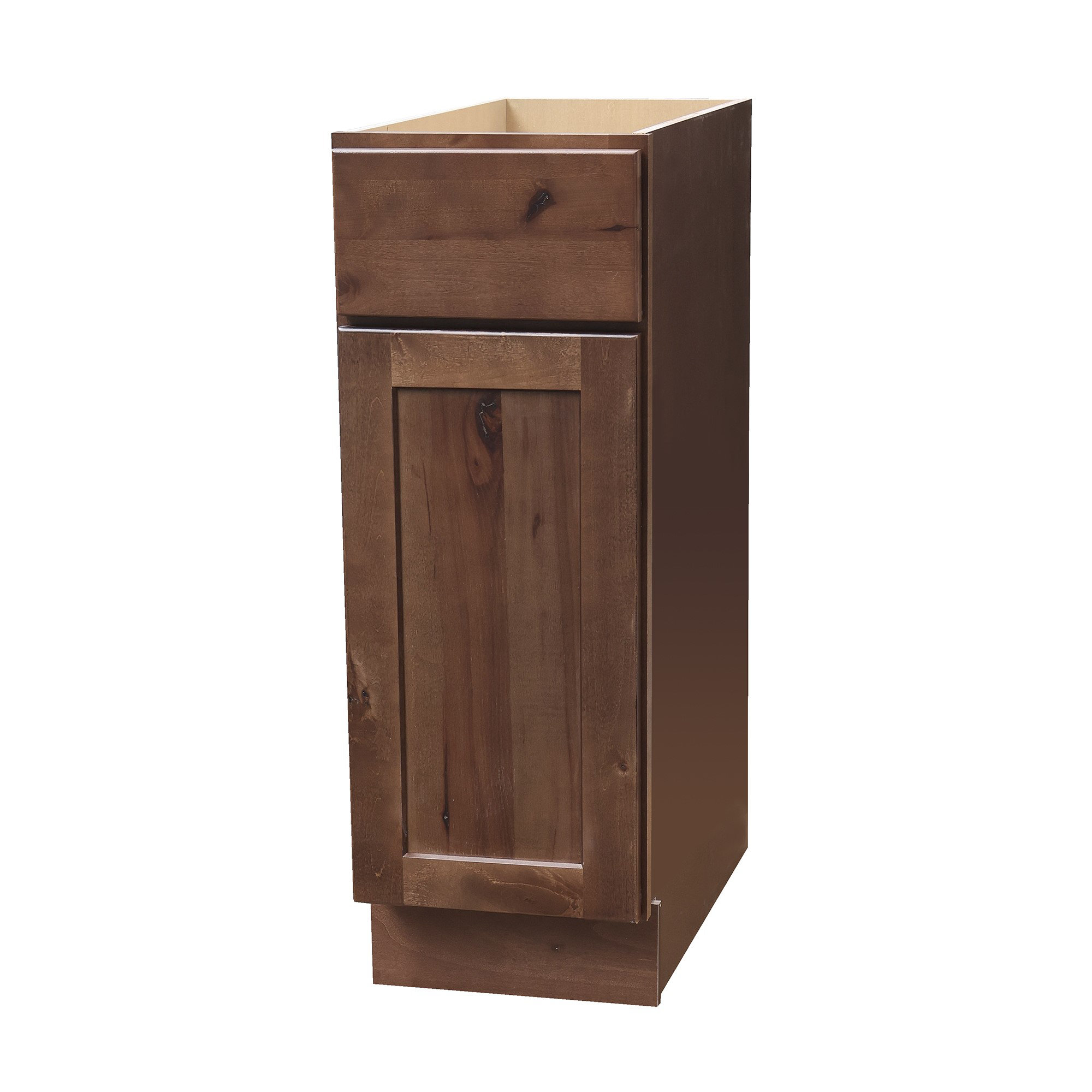 GCC Rustic Walnut Shaker Style Base Kitchen Cabinet | Wayfair