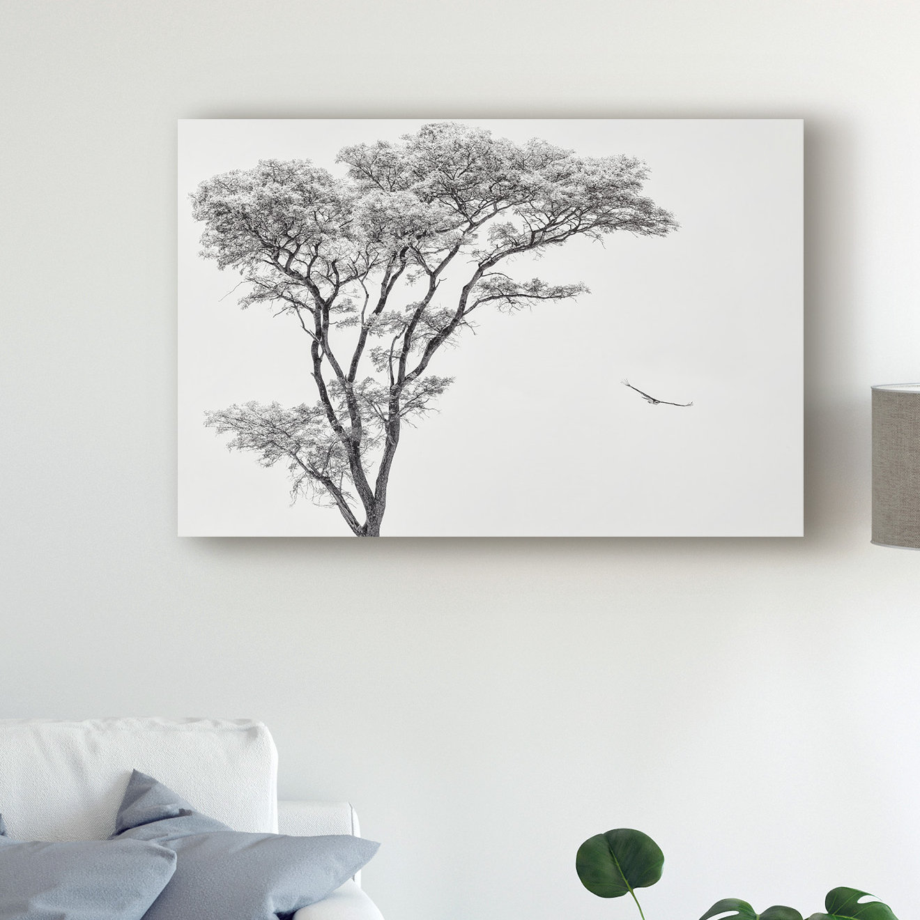 East Urban Home The African Eagle by Piet Flour - Wrapped Canvas ...