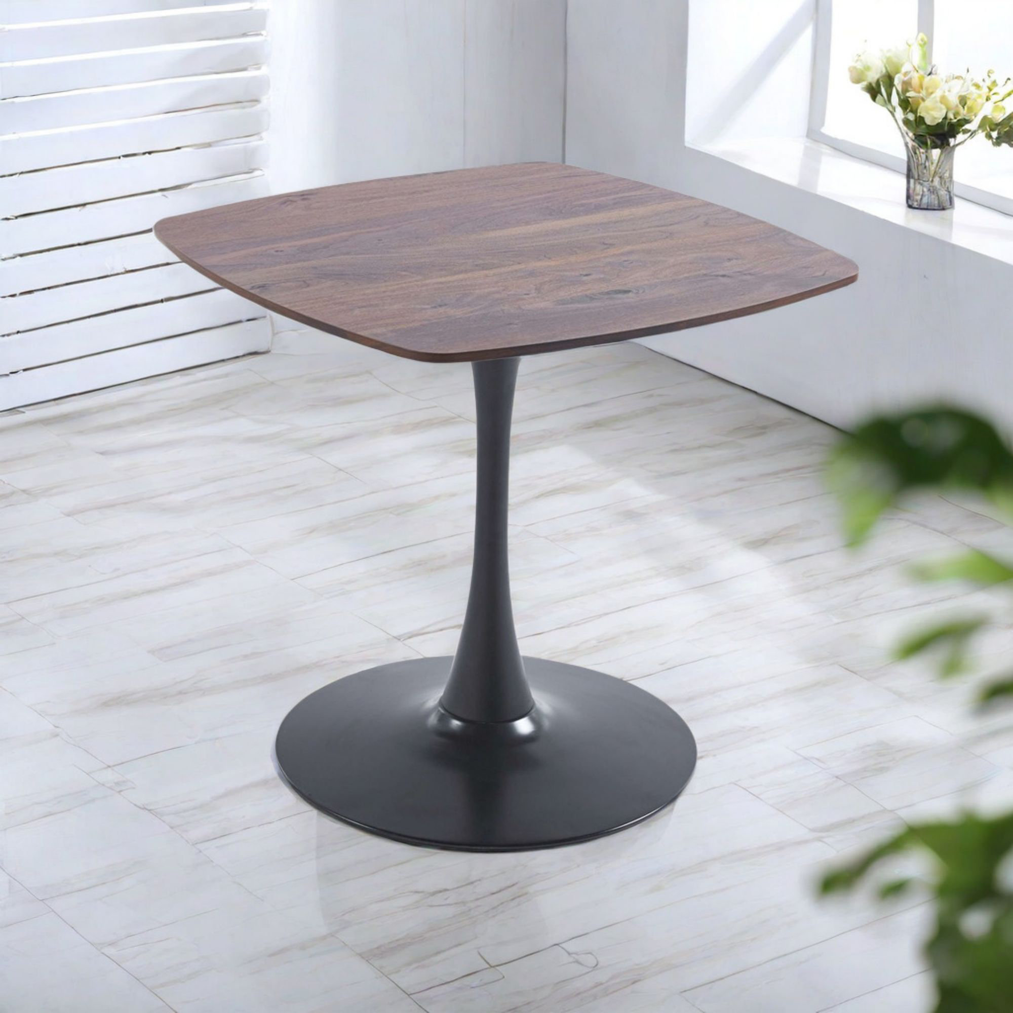 Corrigan Studio® Dining Table, Kitchen Table With Mdf Table Top & Metal ...