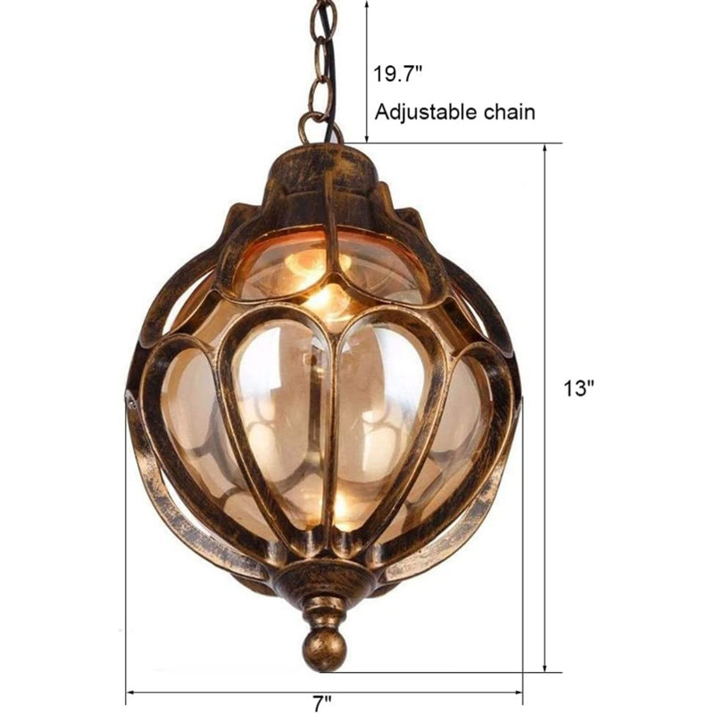 Kazoo 13'' Hardwired Outdoor Hanging Light | Wayfair