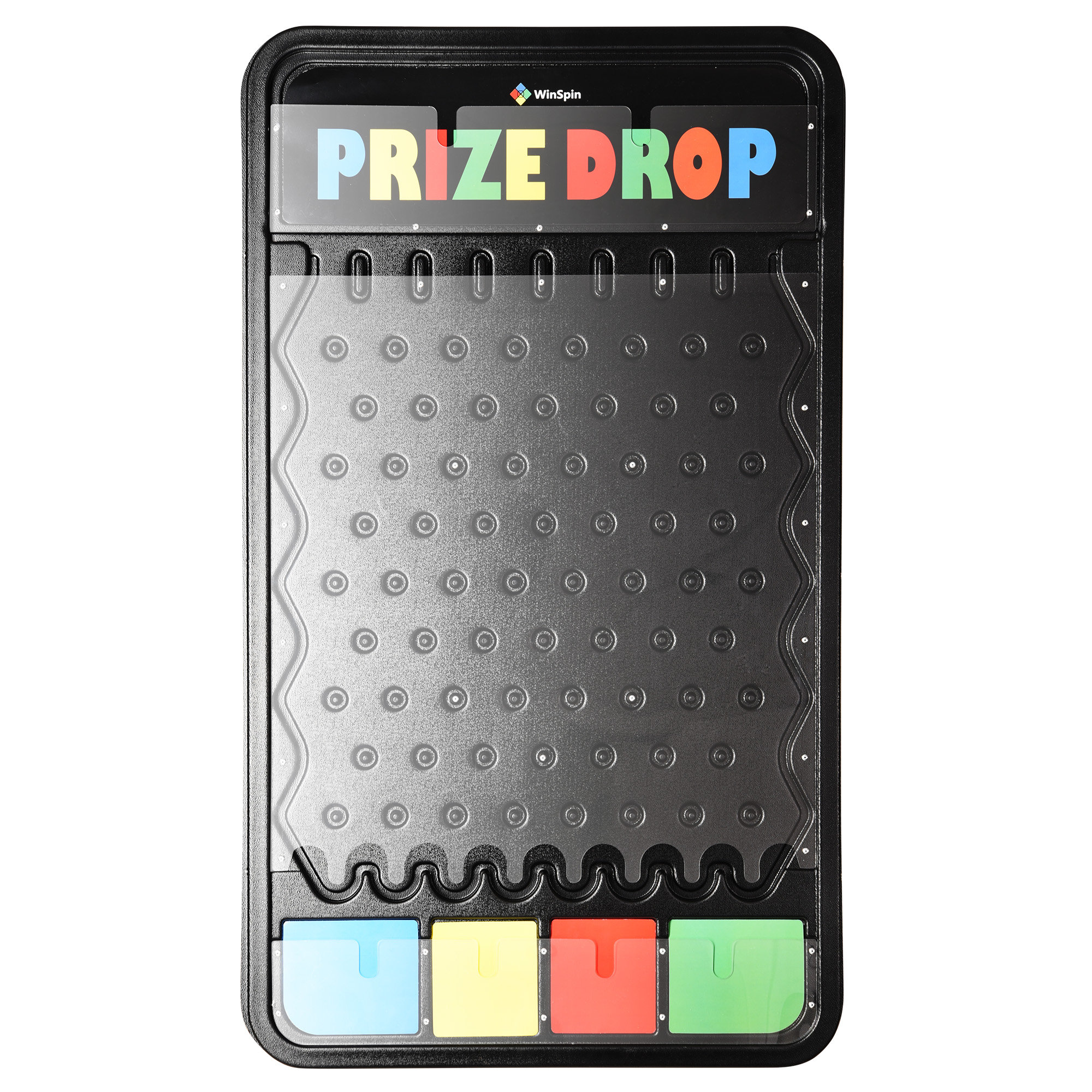 WinSpin 41"x25" Prize Drop Board Foldable Stand Disk Drop Board Game ...