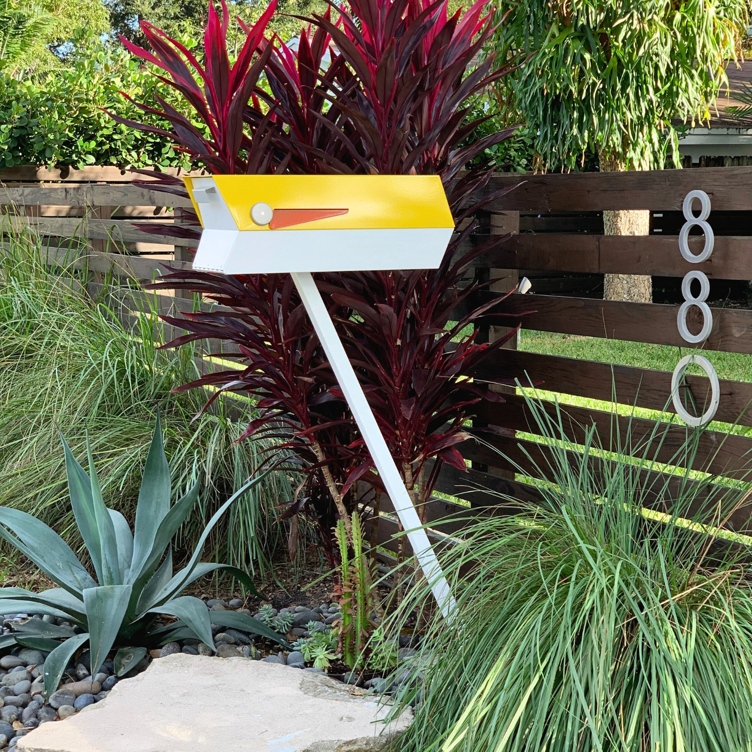 Modbox USA Modern 2 Tone Post Mounted Mailbox & Reviews | Wayfair