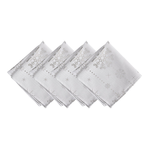 The Holiday Aisle® Kaesyn Holiday Fabric Napkins | Wayfair
