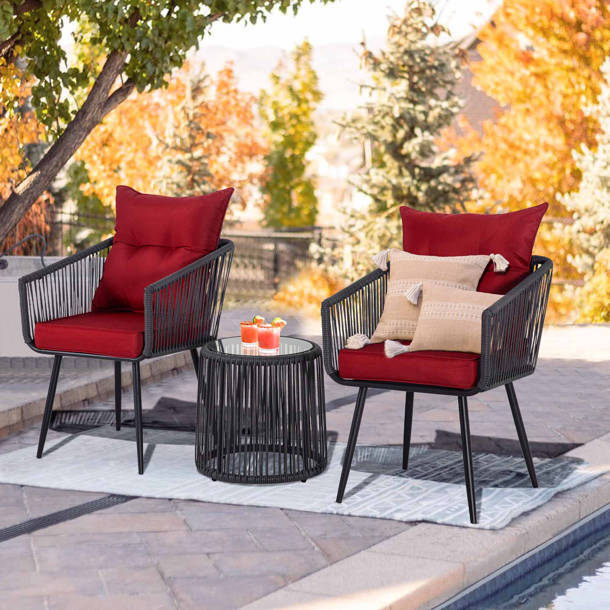 George Oliver Englert Steel Side Table & Reviews | Wayfair