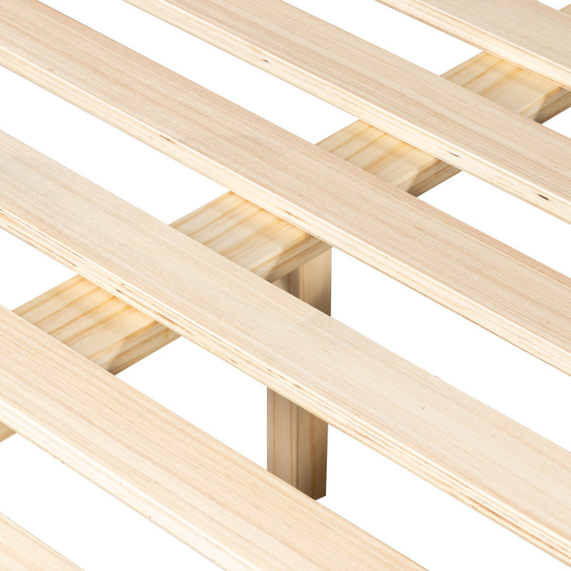 Four Hands Emma Queen Solid Wood and Upholstered Platform Bed & Reviews ...