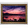 Bright Star Nightfall Over The Tranquil Sea - Single Picture Frame Art ...
