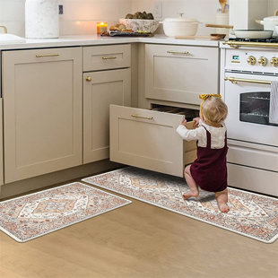 Beige Kitchen Mats You'll Love | Wayfair