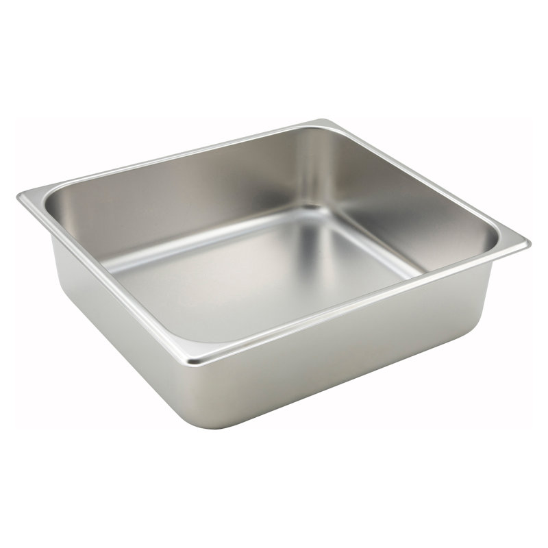 Winco Rectangle Stainless Steel Food Storage Container | Wayfair