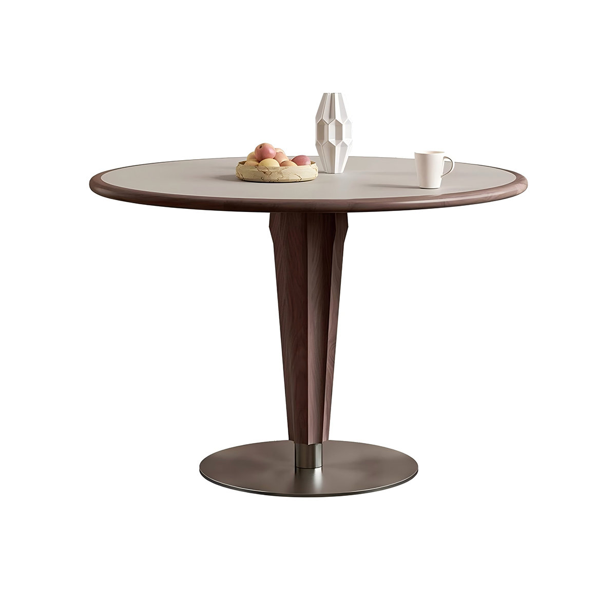 Orren Ellis Sintered Stone Solid Wood Oak Ash Stainless Steel white ...