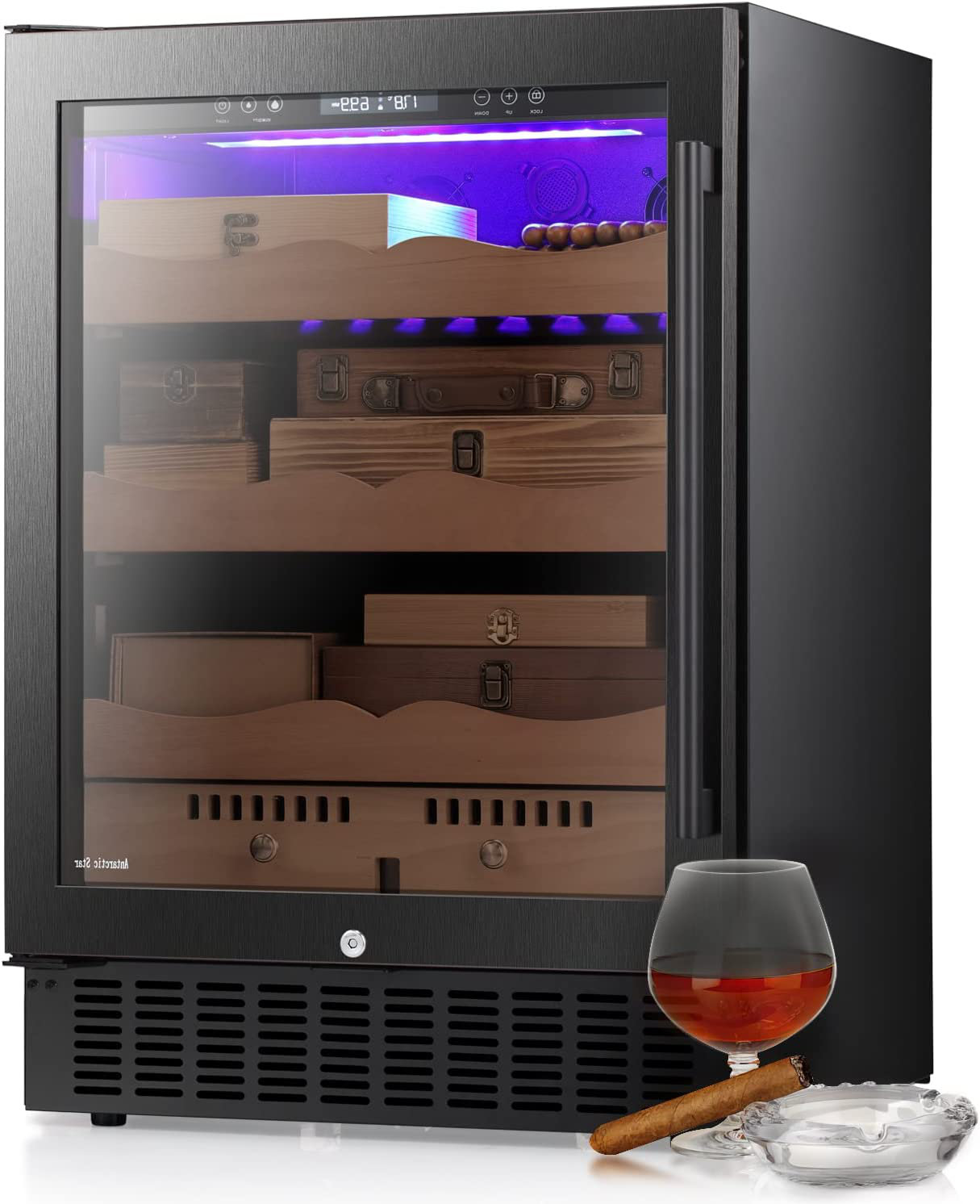 Antarctic Star Electric Cooler Humidor With 3 In 1 Controls For ...