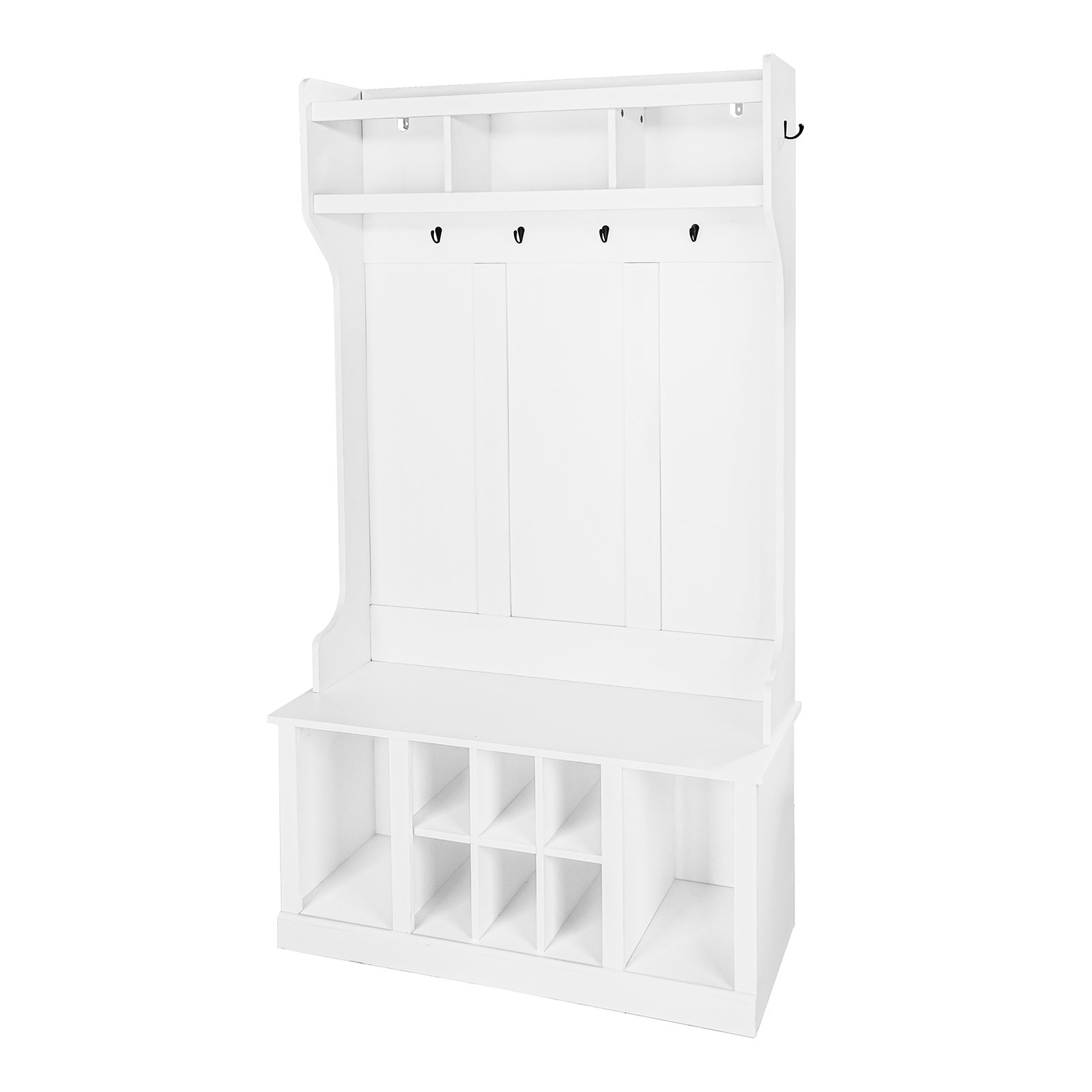 Espiron Optimum 5-in-1 Entryway Furniture Entryway Hall Tree With ...