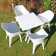 Ebern Designs Ponente Patio Table with 4Chairs Garden Set | Wayfair.co.uk