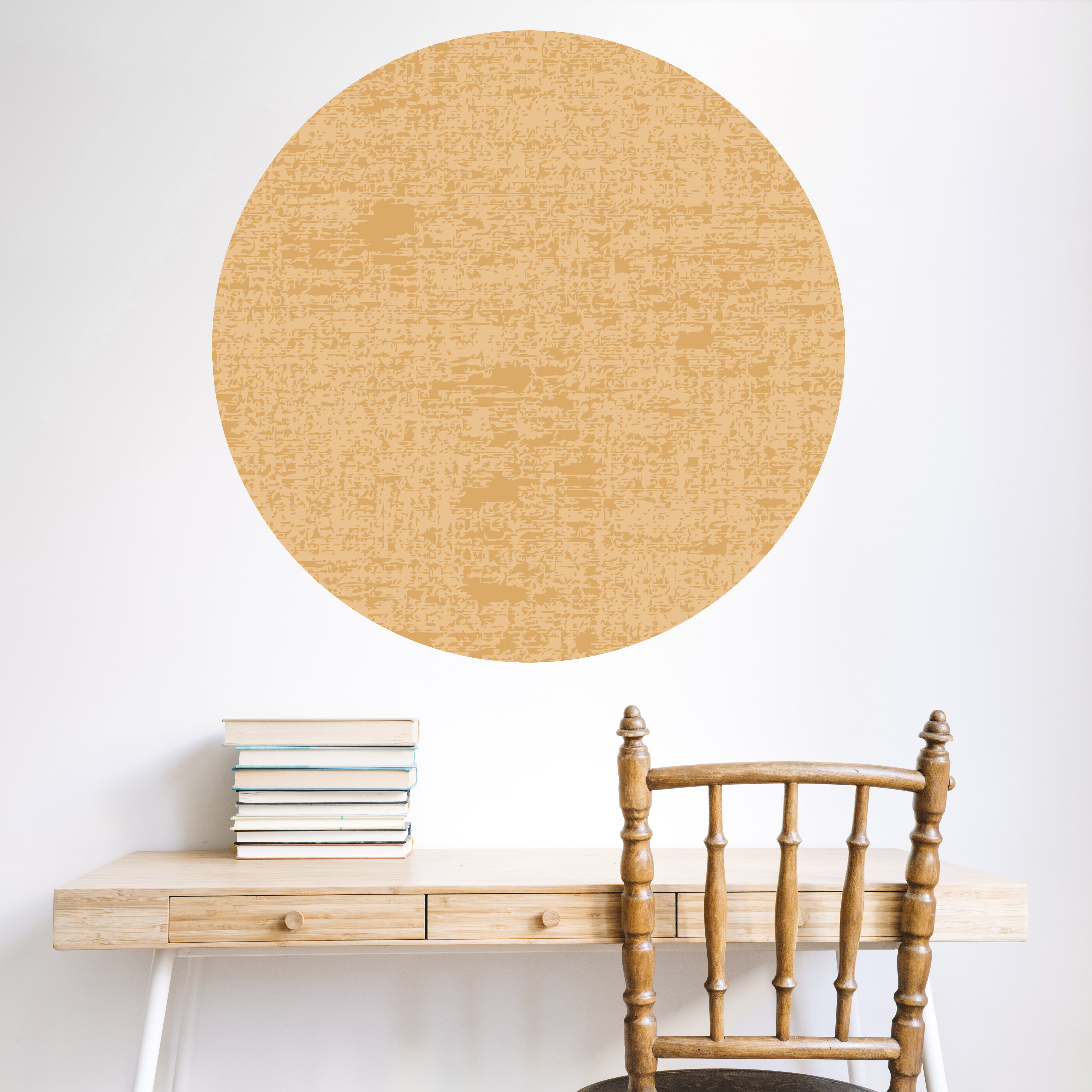 Latitude Run® Boho Texture Look Wall Decal, Circle Wall Decal Sticker ...