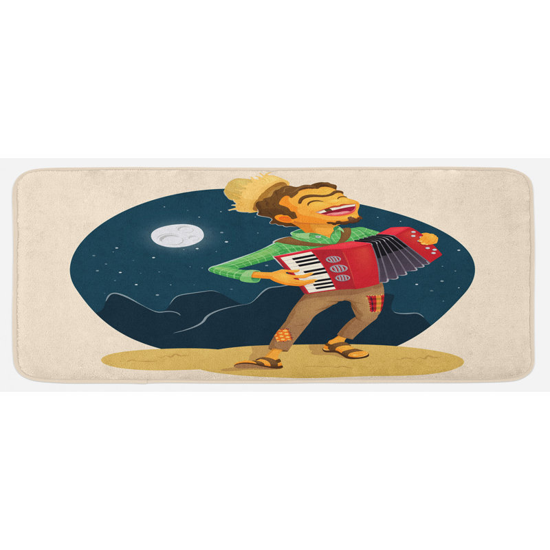 East Urban Home Music Kitchen Mat | Wayfair