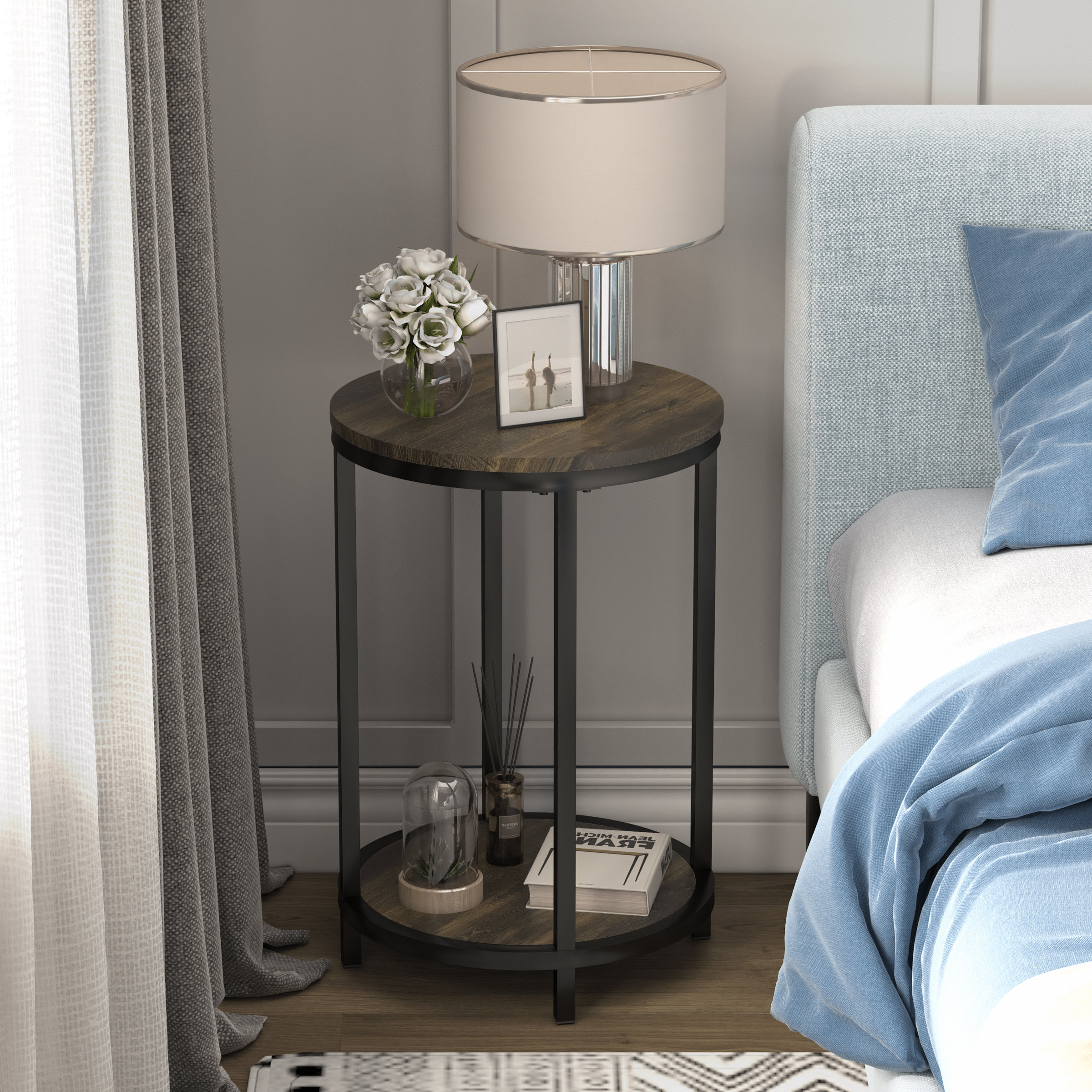 17 Stories Table de bout avec tablette et Commentaires - Wayfair Canada