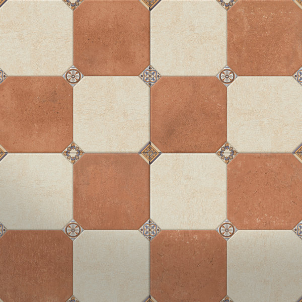 Merola Tile Manises 13-1/8" x 13-1/8" Porcelain Patterned Wall & Floor ...