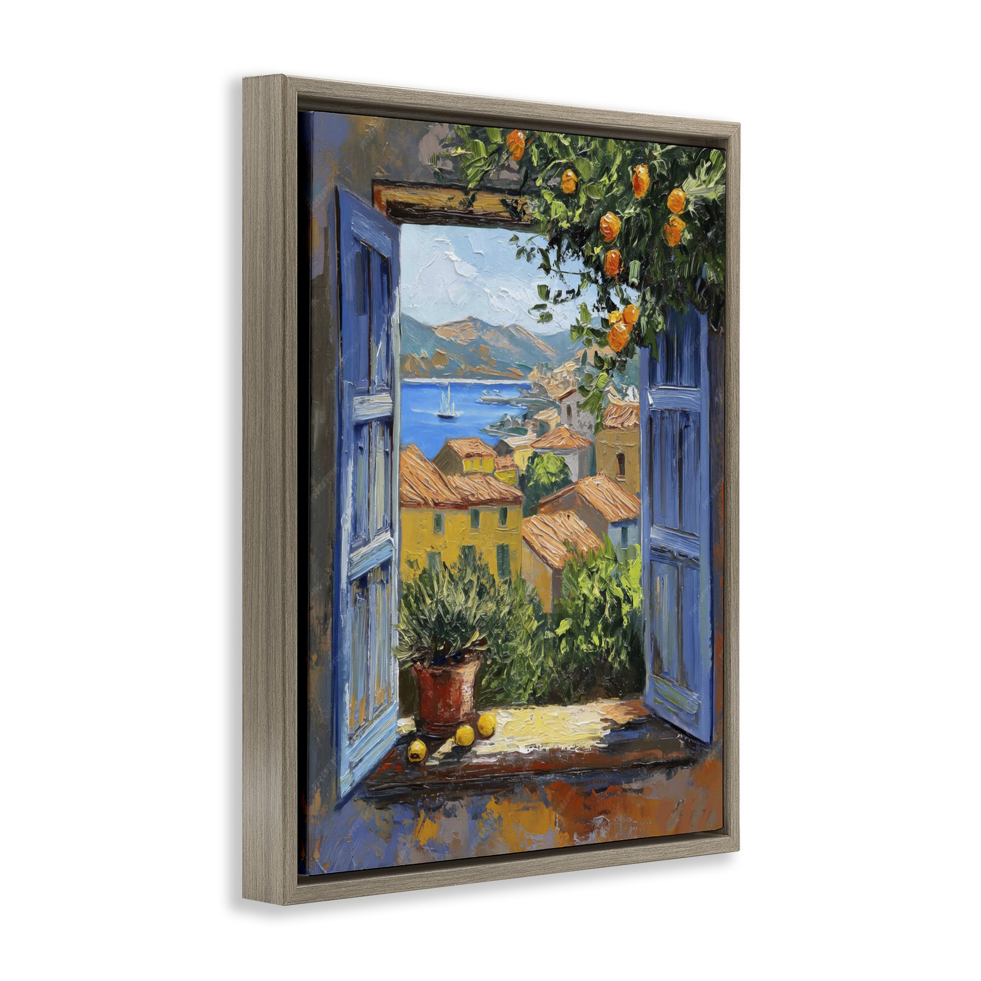 Lark Manor™ Mediterranean Window View Canvas Wall Art by LSR Design ...